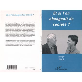 Et si l'on changeait de société - broché - Joseph Poli - Achat Livre | fnac