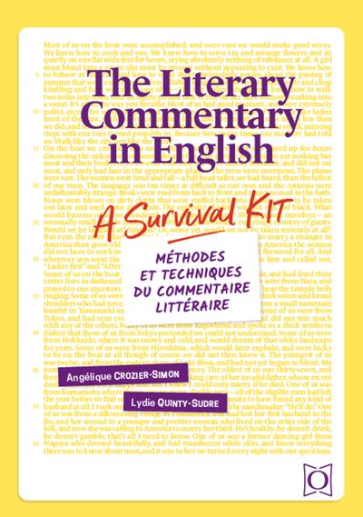 The Literary Commentary in English - A Survival Kit Méthodes et ...