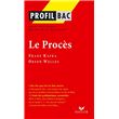Profil - Kafka, Welles : Le Procès Analyse littéraire de l'oeuvre ...