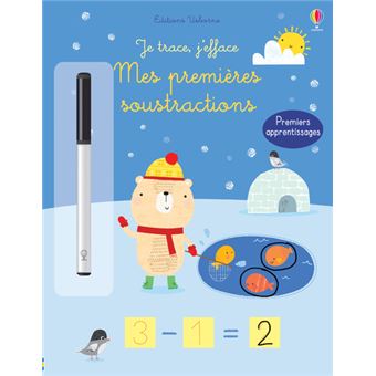 Mes premières soustractions - Je trace, j'efface Premiers ...