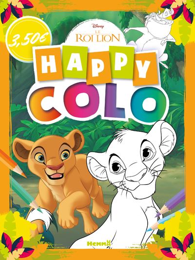 Le Roi lion - Disney Le Roi Lion - Happy colo (Nala et Simba ...