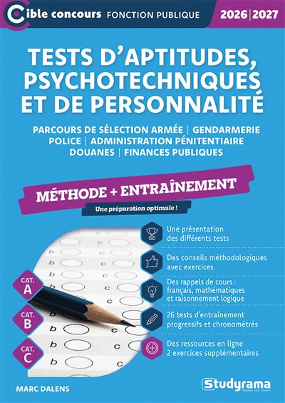Tests d’aptitudes, psychotechniques et de personnalité – Méthode ...