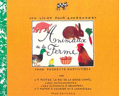 Animaux de la ferme Un livre pour apprendre avec une pochette d ...