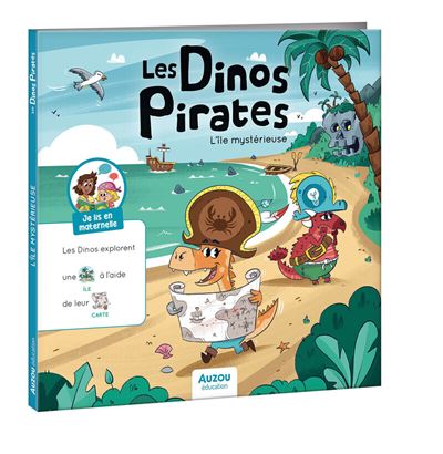 Je Lis En Maternelle - Les Dinos Pirates et l'île mystérieuse - Aurore ...