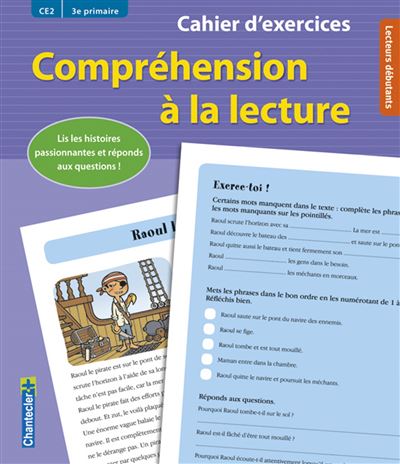 Comprehension a la lecture (ce2 3e primaire) (mauve) - broché ...