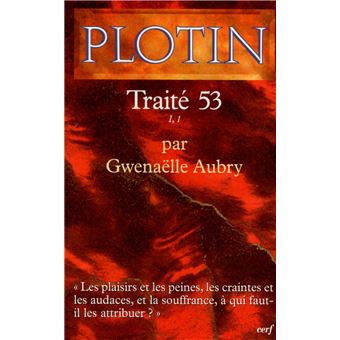 Plotin - Traité 53 I,1 - broché - Plotin - Achat Livre | fnac