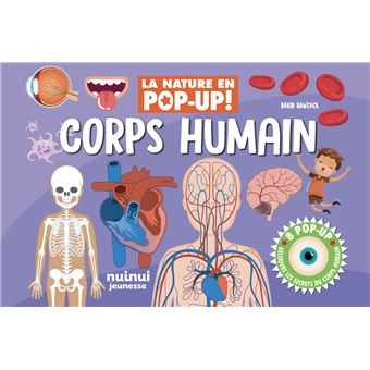 La nature en pop-up - Corps humain - cartonné - David Hawcock, Jimmy ...