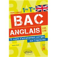 Anglais Terminale - Terminale, Bac - Livre, BD | fnac