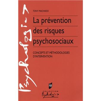 Prevention des risques psychosociaux Concepts et méthodologies d ...