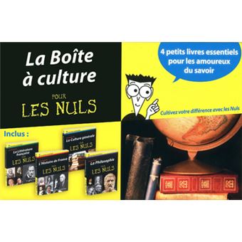 Poche pour les Nuls - Réunit 4 volumes de la collection en version abrégée - Boîte à culture ...