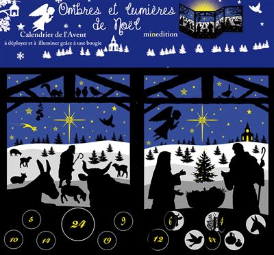 Calendrier de l'Avent religieux - Ombres et lumière de Noël ...