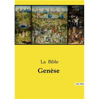 Genèse - broché - La Bible - Achat Livre | fnac