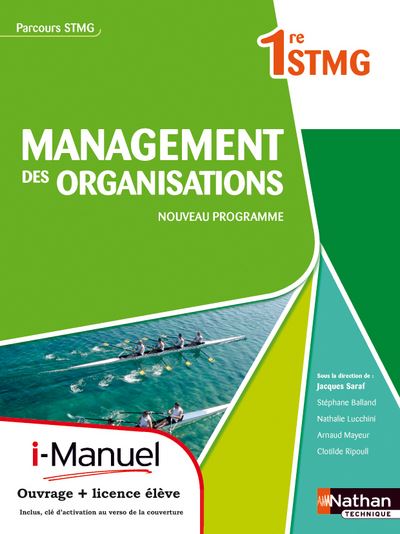 Management des organisations 1re STMG Parcours STMG i-Manuel bi-média ...