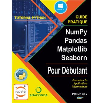 Guide numpy pandas matplotlib seaborn Avec python 3.9 - broché - Patrice Rey - Achat Livre | fnac