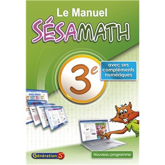 Manuel Sésamath 3ème (édition 2012) Edition 2012 - broché - Sesamath - Achat Livre | fnac