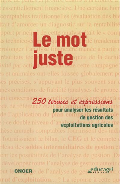 Mot juste (Le) : 250 termes et expressions - broché - IGER - Achat ...
