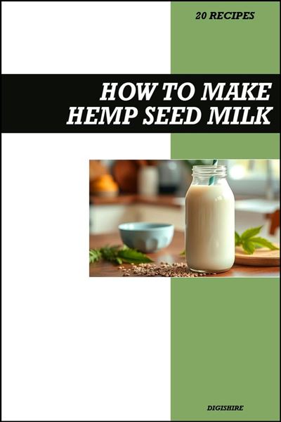 How to Make Hemp Seed Milk Recipe Book: Fresh Homemade Vegan Recipes ...