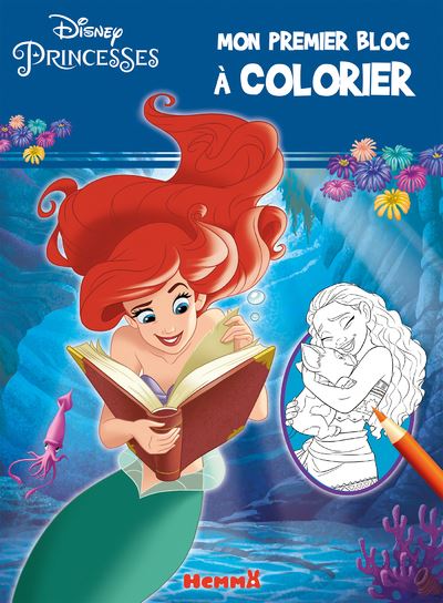 Disney Princesses - Disney Princesses - Mon premier bloc à colorier ...