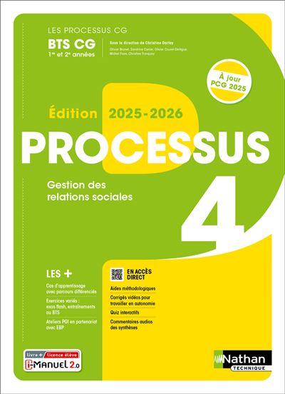 Processus 4 - Gestion des relations sociales - BTS CG 1re et 2e années ...