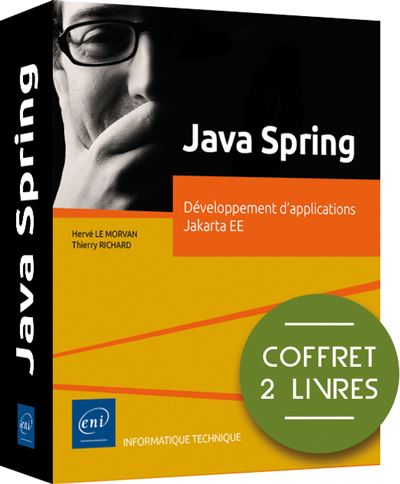 Java Spring - Coffret de 2 livres : Développement d'applications ...
