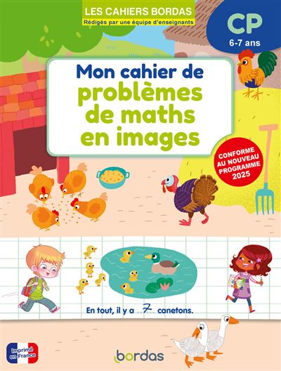 Les cahiers Bordas - Mon cahier de problèmes de maths en images CP ...