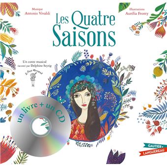 Les Quatre Saisons - Livre CD petit format - Livre CD - Delphine Seyrig ...