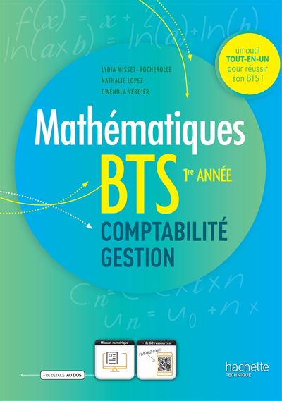 Maths BTS comptabilité et gestion 1re année - Livre de l'élève Edition 2023 - broché - Lydia ...