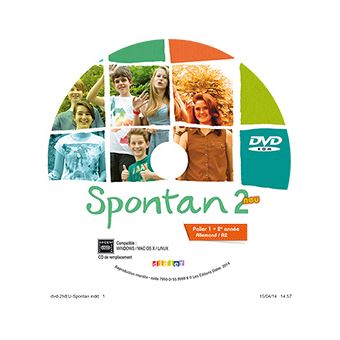 Spontan neu 2 - 2eme annee 2014 Livre de l'élève avec dvd rom de ...