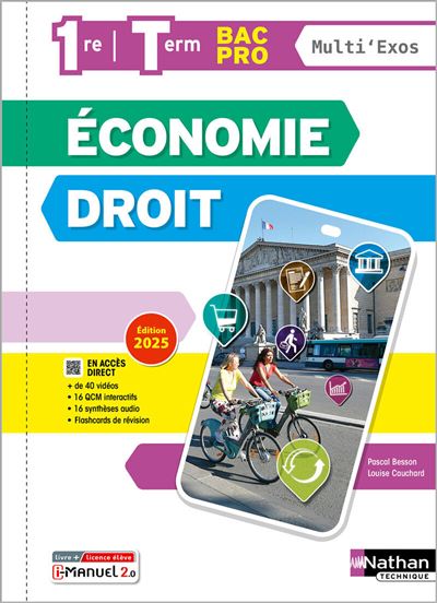 Économie-Droit 1re/Term Bac Pro - Coll. Multi'exos - Éd. 2025 - Livre + licence - Livre CD-ROM ...