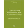 Oeuvres en rupture entre France et Italie Arts, sciences et lettres ...