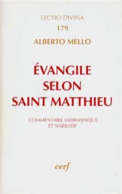 Évangile selon saint matthieu commentaire midrashique et narratif ...