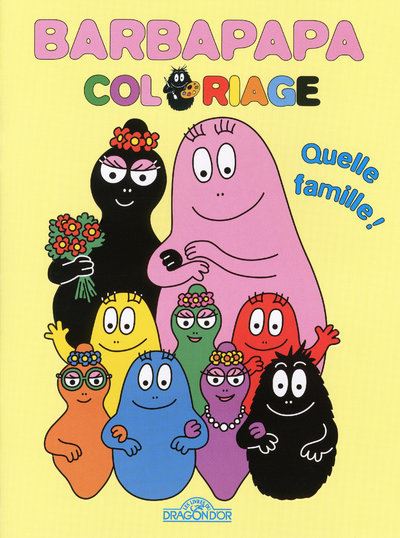 barbapapa coloring book