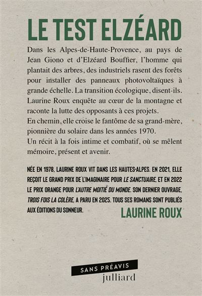 “Le Test Elzéard”, de Laurine Roux : un manifeste foisonnant pour les ...
