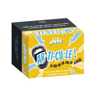 Ar-ti-cu-le : le jeu de ta fin de soirée ! - Le jeu - Laurent Gaulet ...