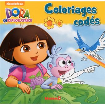 Dora l'exploratrice - Dora l'exploratrice coloriages codés (Oiseau bleu ...