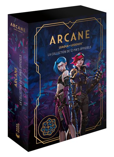 Arcane - League Of Legends - Arcane - La collection de 12 pin's ...