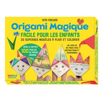 Origami magique - Facile pour les enfants livre + feuilles - Boîte ou ...
