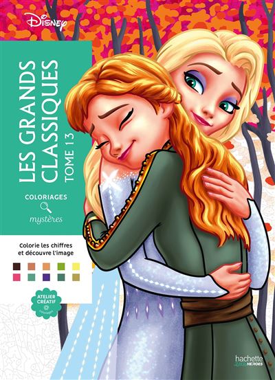 Coloriages Mystères Disney - Colorie les chiffres et découvre l'image ...
