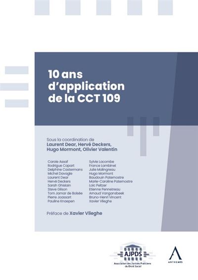 10 ans d'application de la CCT 109 La motivation du licenciement ...
