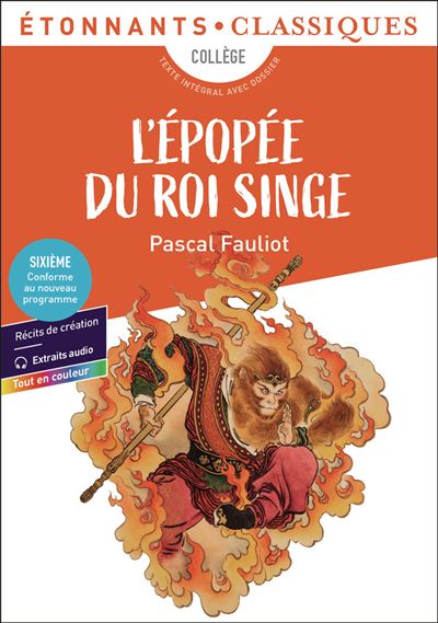 L'Épopée du roi singe - Poche - Pascal Fauliot - Achat Livre ou ebook ...