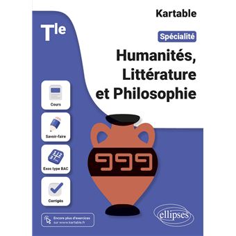 Spécialité Humanités, littérature et philosophie - Terminale - broché ...