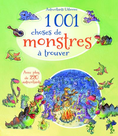 1 001 choses de monstres à trouver - avec autocollants Livre d ...