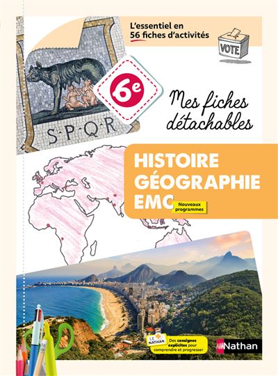 Histoire Géographie 6ème - Mes fiches détachables - 2026 - broché ...