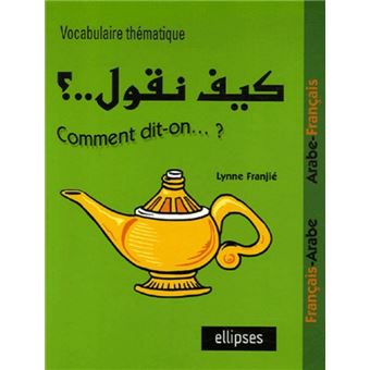 Kayfa nakoul ? Comment dit-on…? Vocabulaire thématique Français-Arabe ...