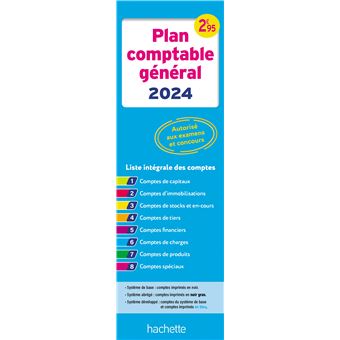 Plan comptable général PCG 2024/2025 (autorisé aux examens et concours ...