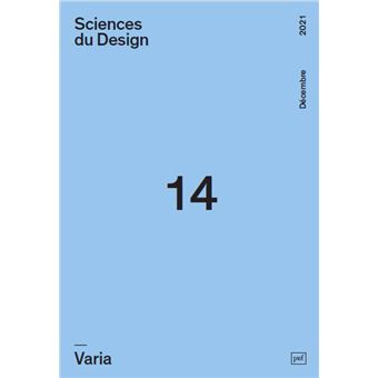 Sciences du design 2021 (14) Tome 14 - broché - Collectif - Achat Livre ...