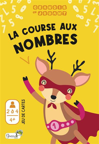 La Course aux nombres : grandir en jouant - Jeu de cartes - Collectif ...