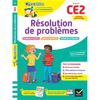 Chouette - Résolution de problèmes CE2 Cahier d'entraînement en maths ...