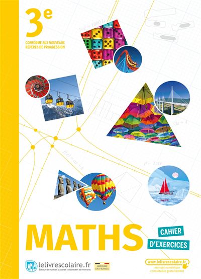 Mathématiques 3e, cahier d'activités - broché - Lelivrescolaire.fr ...