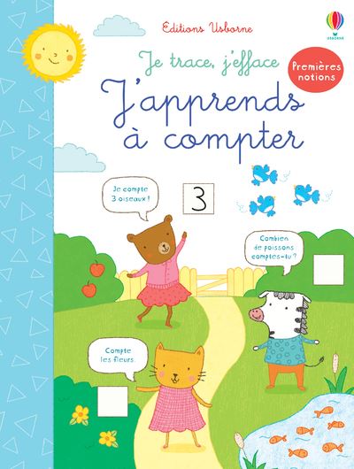 Je trace, j'efface - J'apprends à compter - Premières notions - broché ...